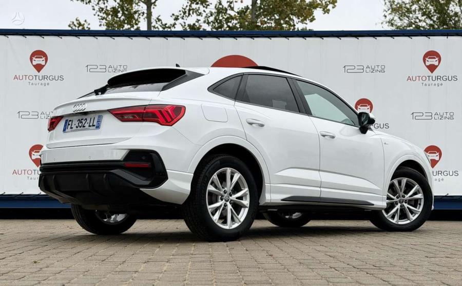 White Audi Q3 Sportback 2019 in Taurage, with an engine capacity of 1.97 L and mileage of 218 thousand km for 18900 €, photo 30 on AUTOMOTO.COM.LV