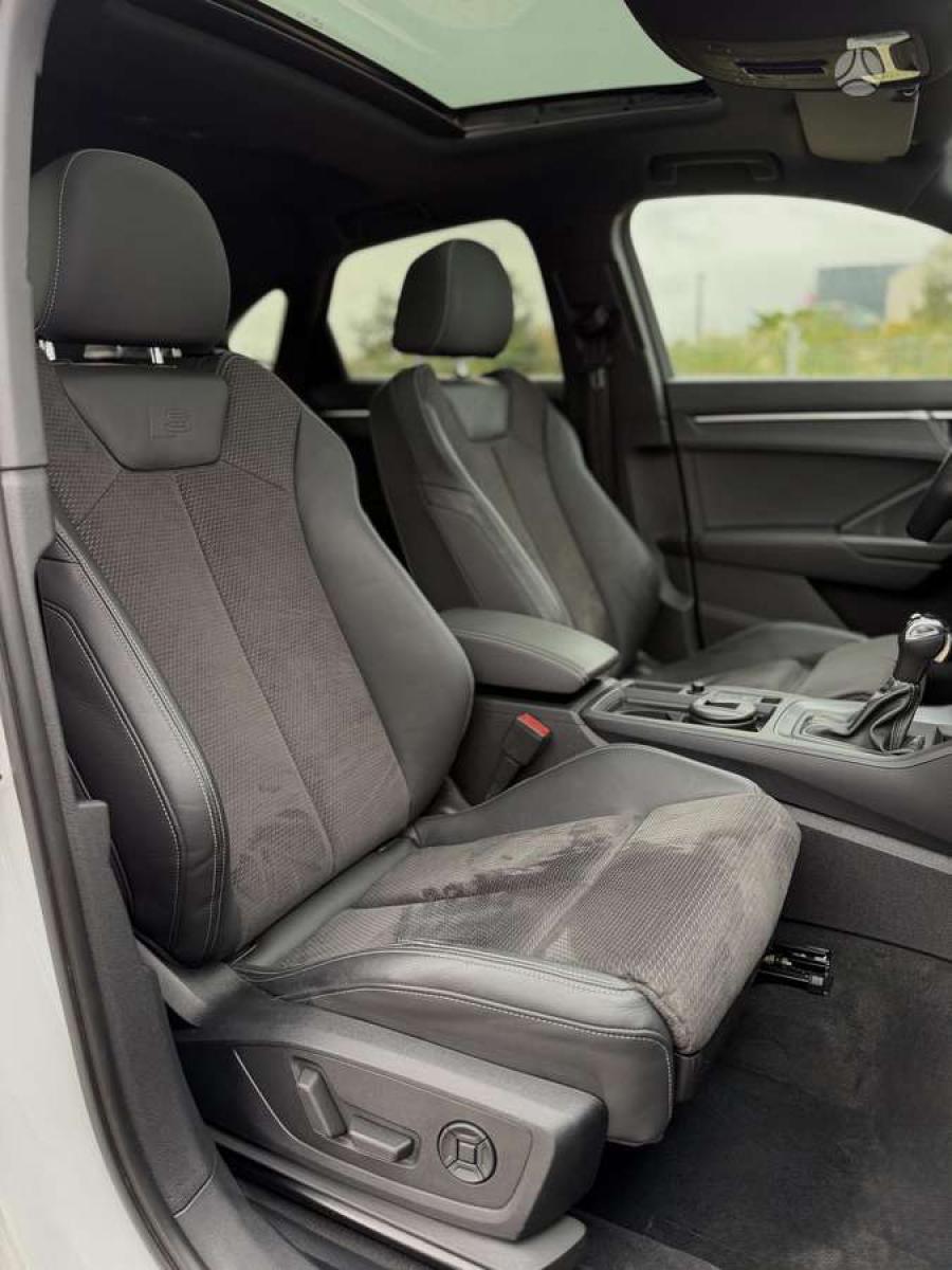 White Audi Q3 Sportback 2019 in Taurage, with an engine capacity of 1.97 L and mileage of 218 thousand km for 18900 €, photo 36 on AUTOMOTO.COM.LV