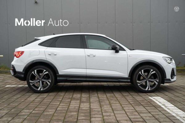 Balts Audi Q3 Sportback 2024 Viļņa, ar dzinēja tilpumu 1.50 L un nobraukumu 8 tūkst. km par 40000 €, foto 7 vietnē AUTOMOTO.COM.LV