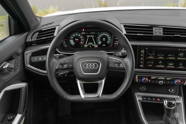 Balts Audi Q3 Sportback 2024 Viļņa, ar dzinēja tilpumu 1.50 L un nobraukumu 8 tūkst. km par 40000 €, foto 8 vietnē AUTOMOTO.COM.LV