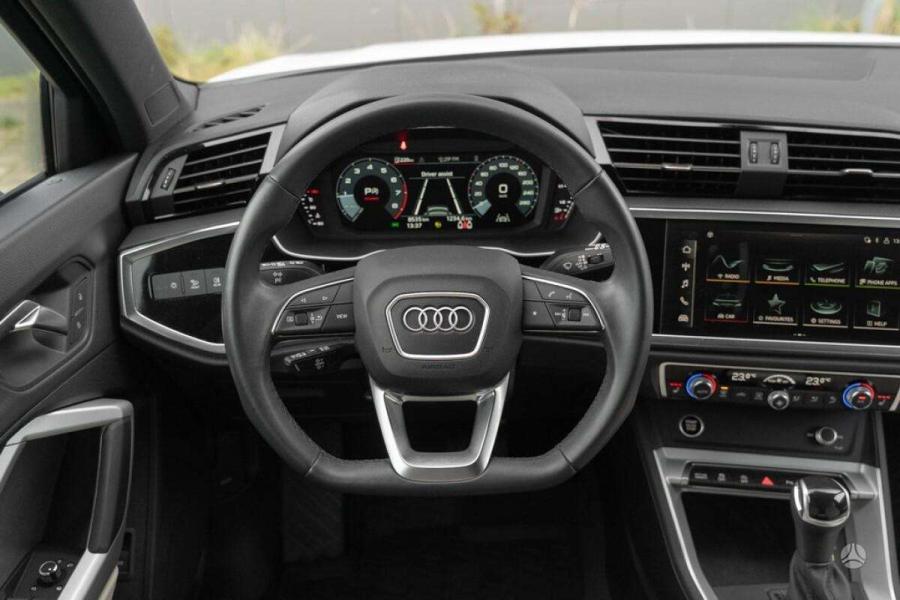 Balts Audi Q3 Sportback 2024 Viļņa, ar dzinēja tilpumu 1.50 L un nobraukumu 8 tūkst. km par 40000 €, foto 8 vietnē AUTOMOTO.COM.LV