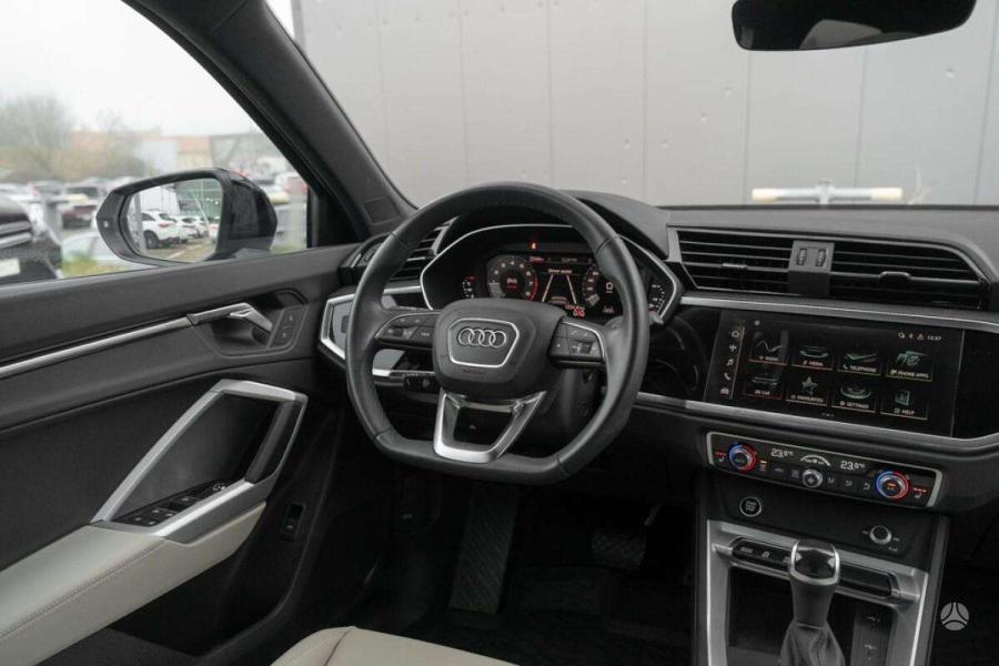Balts Audi Q3 Sportback 2024 Viļņa, ar dzinēja tilpumu 1.50 L un nobraukumu 8 tūkst. km par 40000 €, foto 13 vietnē AUTOMOTO.COM.LV