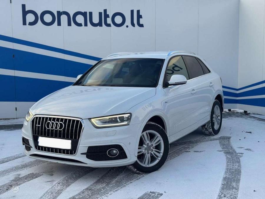 White Audi Q3 2012 in Kaunas, with an engine capacity of 1.97 L and mileage of 209 thousand km for 11450 €, photo 1 on AUTOMOTO.COM.LV