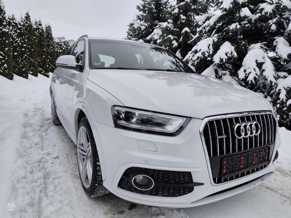 White Audi Q3 2012 in Utena, with an engine capacity of 1.97 L and mileage of 222 thousand km for 11500 €, photo 1 on AUTOMOTO.COM.LV