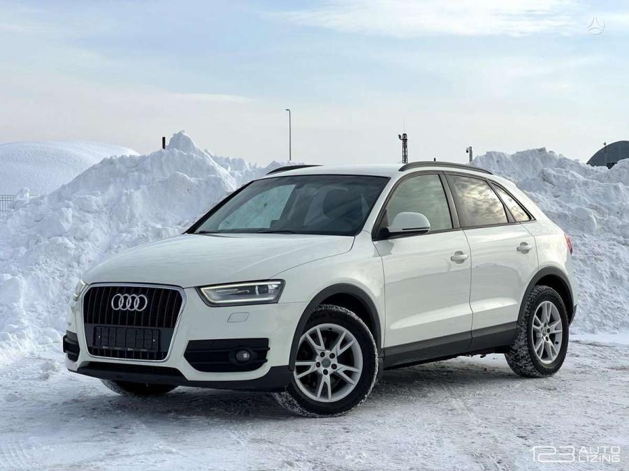 White Audi Q3 2012 in Taurage, with an engine capacity of 2.00 L and mileage of 358 thousand km for 8999 €, photo 1 on AUTOMOTO.COM.LV