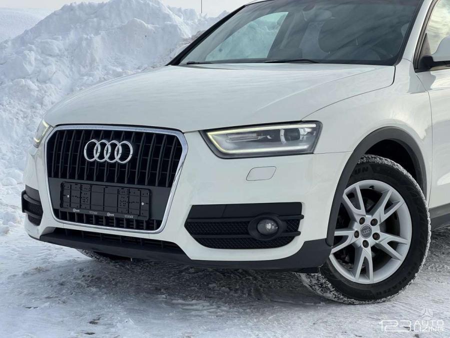 White Audi Q3 2012 in Taurage, with an engine capacity of 2.00 L and mileage of 358 thousand km for 8999 €, photo 2 on AUTOMOTO.COM.LV