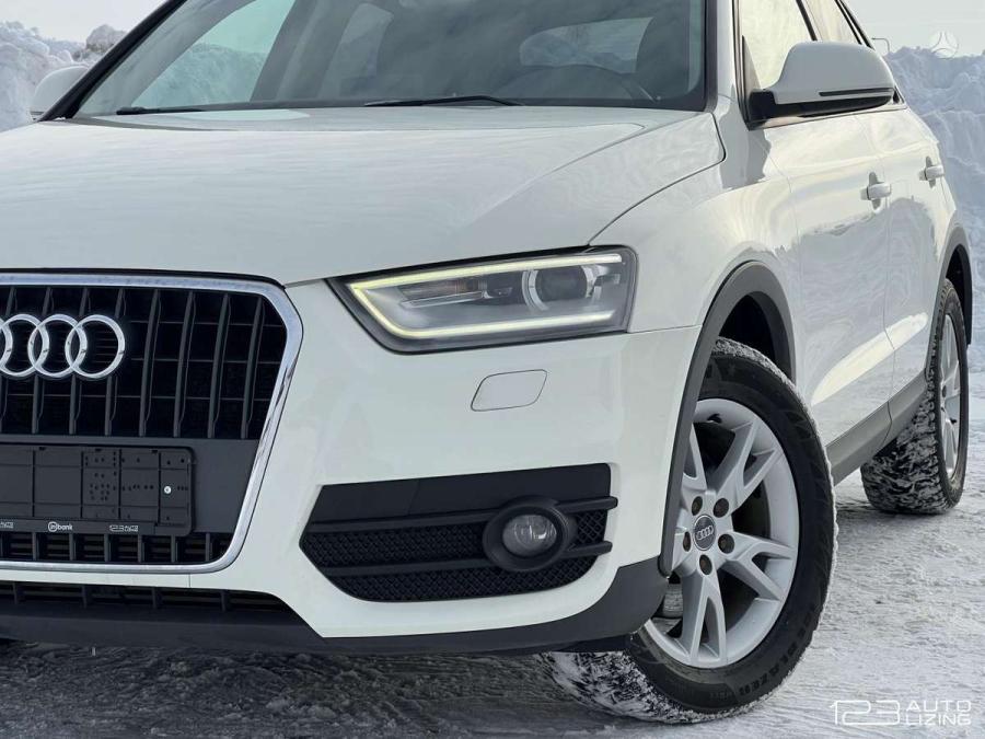 White Audi Q3 2012 in Taurage, with an engine capacity of 2.00 L and mileage of 358 thousand km for 8999 €, photo 3 on AUTOMOTO.COM.LV