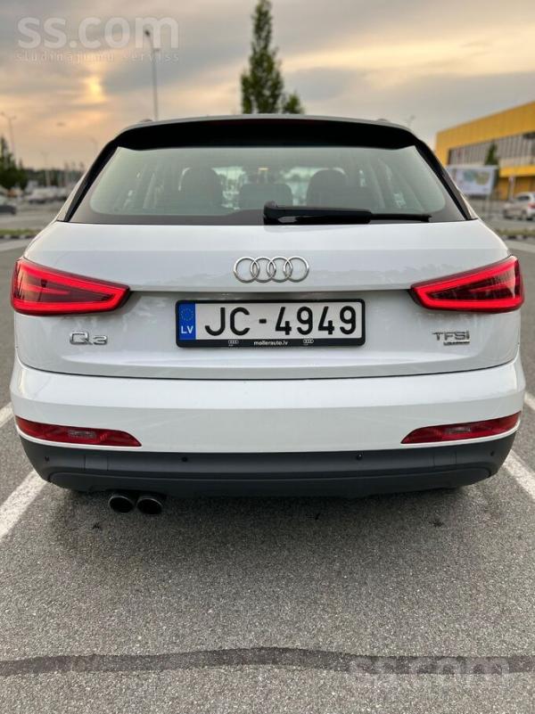 White Audi Q3 2012 in Riga, with an engine capacity of 2.00 L and mileage of 120 thousand km for 11300 €, photo 2 on AUTOMOTO.COM.LV