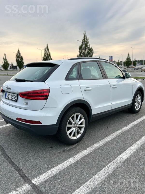 White Audi Q3 2012 in Riga, with an engine capacity of 2.00 L and mileage of 120 thousand km for 11300 €, photo 4 on AUTOMOTO.COM.LV