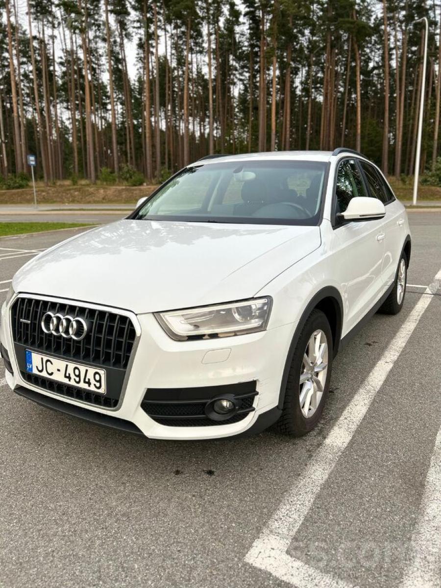 White Audi Q3 2012 in Riga, with an engine capacity of 2.00 L and mileage of 120 thousand km for 11300 €, photo 7 on AUTOMOTO.COM.LV