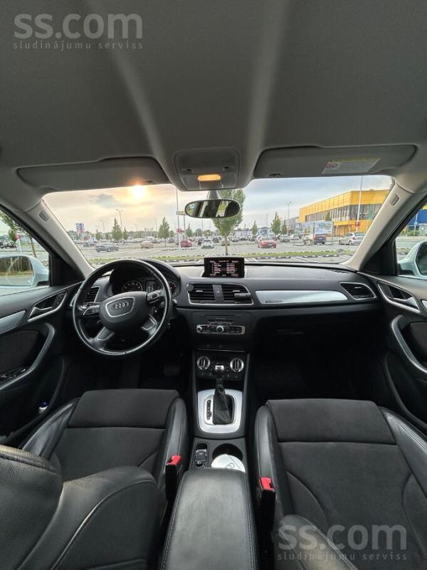 White Audi Q3 2012 in Riga, with an engine capacity of 2.00 L and mileage of 120 thousand km for 11300 €, photo 7 on AUTOMOTO.COM.LV