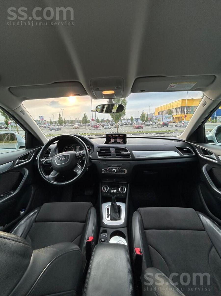 White Audi Q3 2012 in Riga, with an engine capacity of 2.00 L and mileage of 120 thousand km for 11300 €, photo 8 on AUTOMOTO.COM.LV