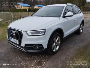 Balts Audi Q3 2012 Rīga, ar dzinēja tilpumu 2.00 L un nobraukumu 230 tūkst. km par 11400 €, foto  vietnē AUTOMOTO.COM.LV