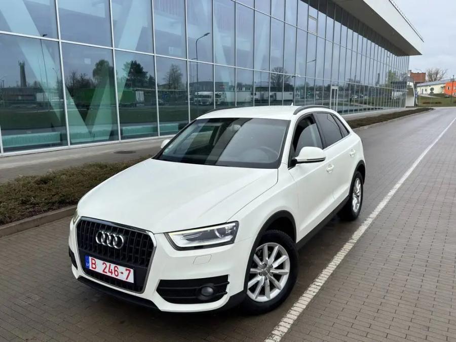 White Audi Q3 2012 in Rezekne, with an engine capacity of 2.00 L and mileage of 238 thousand km for 10200 €, photo 1 on AUTOMOTO.COM.LV