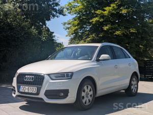 Balts Audi Q3 2012 Rīga, ar dzinēja tilpumu 2.00 L un nobraukumu 293 tūkst. km par 10000 €, foto  vietnē AUTOMOTO.COM.LV