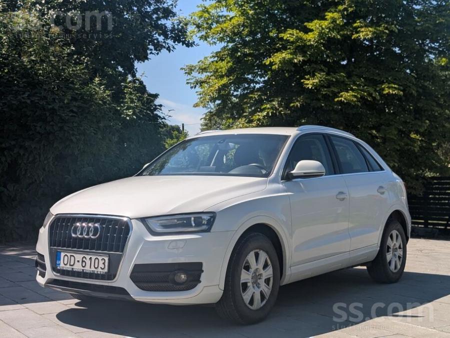 Balts Audi Q3 2012 Rīga, ar dzinēja tilpumu 2.00 L un nobraukumu 293 tūkst. km par 10000 €, foto 1 vietnē AUTOMOTO.COM.LV