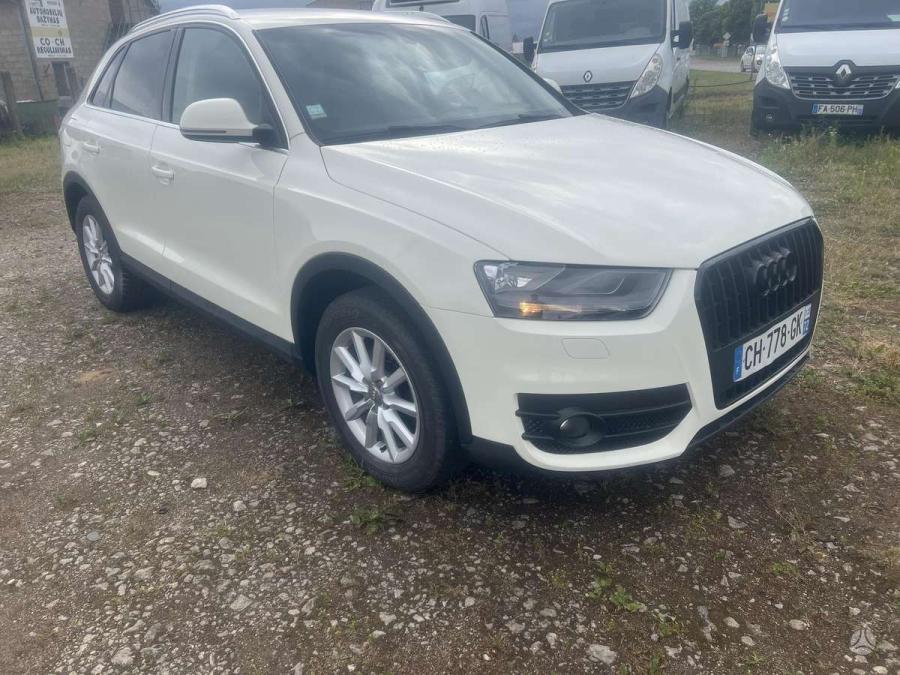 White Audi Q3 2012 in Taurage, with an engine capacity of 1.97 L and mileage of 236 thousand km for 8300 €, photo 3 on AUTOMOTO.COM.LV