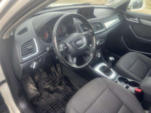 White Audi Q3 2012 in Taurage, with an engine capacity of 1.97 L and mileage of 236 thousand km for 8300 €, photo 15 on AUTOMOTO.COM.LV