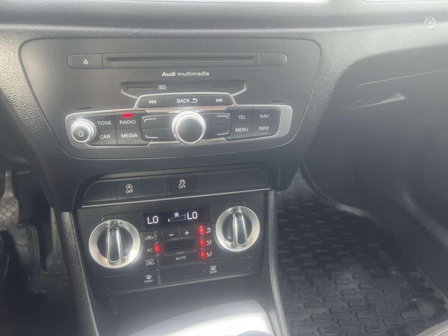White Audi Q3 2012 in Taurage, with an engine capacity of 1.97 L and mileage of 236 thousand km for 8300 €, photo 17 on AUTOMOTO.COM.LV