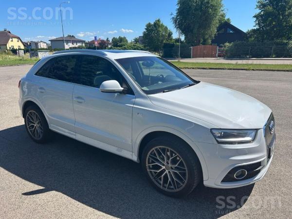 White Audi Q3 2012 in Riga, with an engine capacity of 2.00 L and mileage of 183 thousand km for 13790 €, photo 2 on AUTOMOTO.COM.LV
