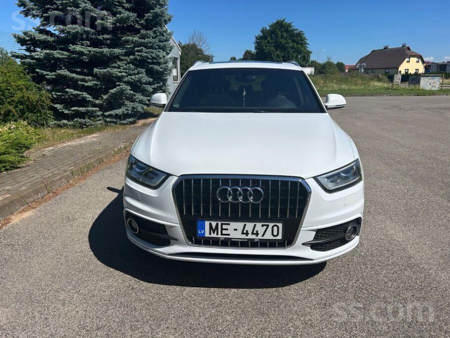 White Audi Q3 2012 in Riga, with an engine capacity of 2.00 L and mileage of 183 thousand km for 13790 €, photo 4 on AUTOMOTO.COM.LV