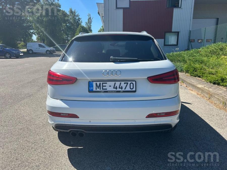 White Audi Q3 2012 in Riga, with an engine capacity of 2.00 L and mileage of 183 thousand km for 13790 €, photo 5 on AUTOMOTO.COM.LV