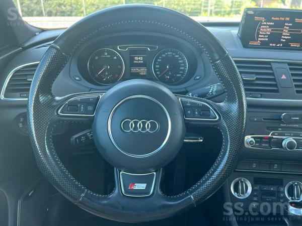 White Audi Q3 2012 in Riga, with an engine capacity of 2.00 L and mileage of 183 thousand km for 13790 €, photo 7 on AUTOMOTO.COM.LV