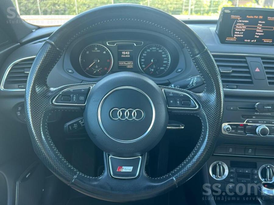 White Audi Q3 2012 in Riga, with an engine capacity of 2.00 L and mileage of 183 thousand km for 13790 €, photo 8 on AUTOMOTO.COM.LV