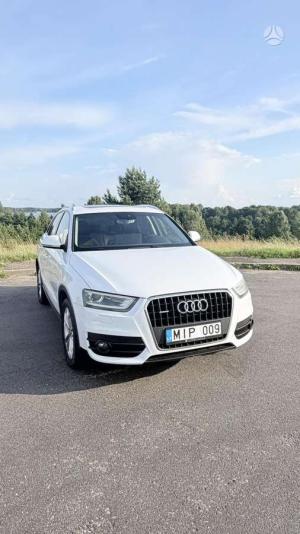 White Audi Q3 2012 in Vilnius, with an engine capacity of 1.97 L and mileage of 297 thousand km for 12000 €, photo  on AUTOMOTO.COM.LV