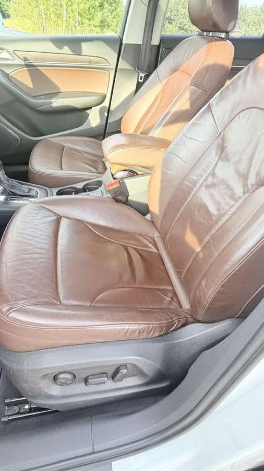 White Audi Q3 2012 in Vilnius, with an engine capacity of 1.97 L and mileage of 297 thousand km for 12000 €, photo 18 on AUTOMOTO.COM.LV