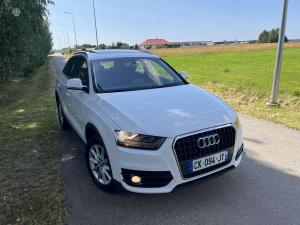 Balts Audi Q3 2012 Tauragė, ar dzinēja tilpumu 1.97 L un nobraukumu 290 tūkst. km par 7450 €, foto  vietnē AUTOMOTO.COM.LV