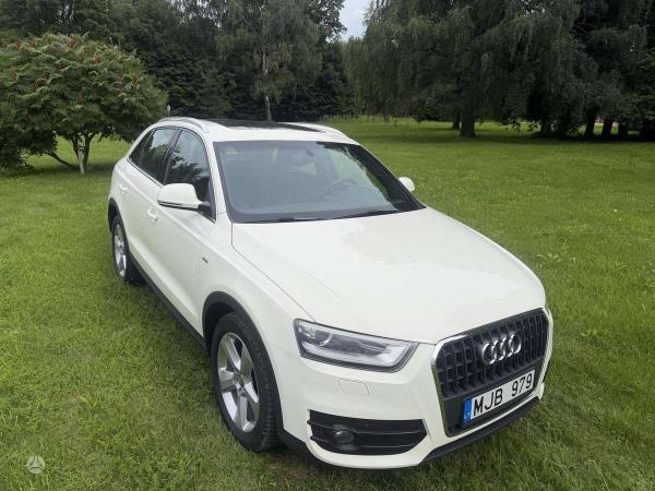 White Audi Q3 2012 in Panevezys, with an engine capacity of 1.97 L and mileage of 218 thousand km for 10200 €, photo 1 on AUTOMOTO.COM.LV