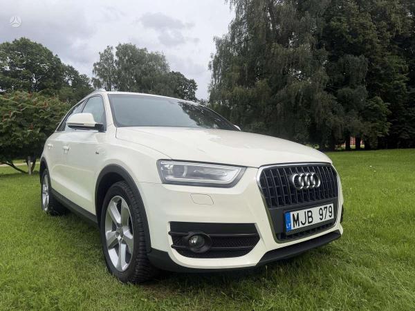 White Audi Q3 2012 in Panevezys, with an engine capacity of 1.97 L and mileage of 218 thousand km for 10200 €, photo 3 on AUTOMOTO.COM.LV