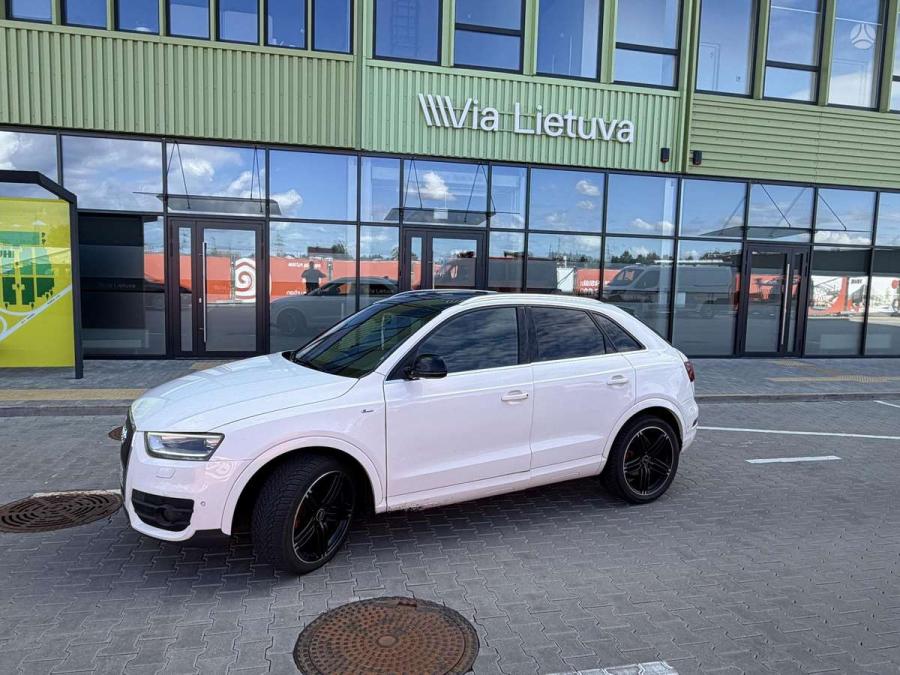 White Audi Q3 2012 in Kaunas, with an engine capacity of 1.97 L and mileage of 320 thousand km for 9900 €, photo 4 on AUTOMOTO.COM.LV