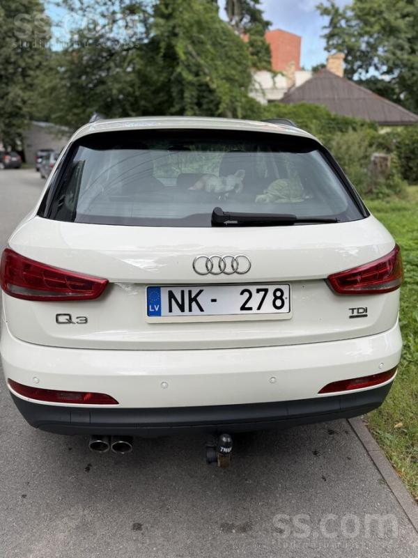Audi Q3 2012 in Riga on AUTOMOTO.COM.LV White Audi Q3 2012 in Riga, with an engine capacity of 2.00 L and mileage of 276 thousand km for 9500 €, photo 3 on AUTOMOTO.COM.LV