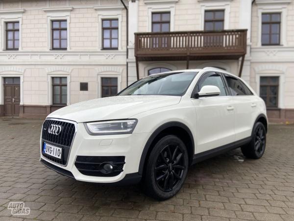White Audi Q3 2013 in Mazeikiai, with an engine capacity of 2.00 L and mileage of 326 thousand km for 12500 €, photo 1 on AUTOMOTO.COM.LV
