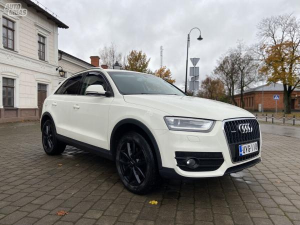 White Audi Q3 2013 in Mazeikiai, with an engine capacity of 2.00 L and mileage of 326 thousand km for 12500 €, photo 3 on AUTOMOTO.COM.LV