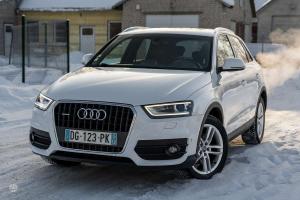 White Audi Q3 2013 in Vilnius, with an engine capacity of 1.97 L and mileage of 250 thousand km for 11500 €, photo  on AUTOMOTO.COM.LV
