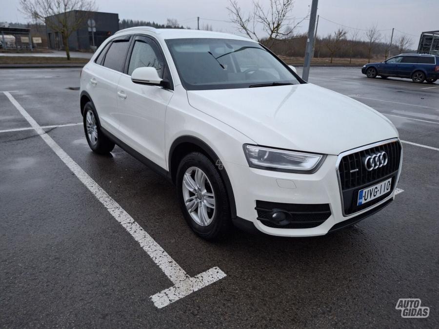 Balts Audi Q3 2013 Mažeikiai, ar dzinēja tilpumu 2.00 L un nobraukumu 326 tūkst. km par 11500 €, foto 1 vietnē AUTOMOTO.COM.LV