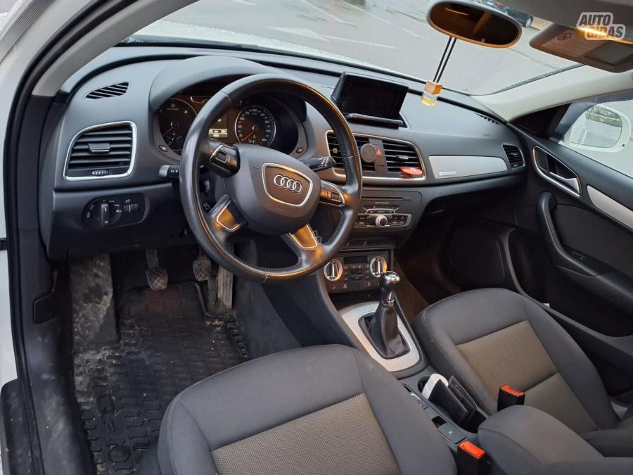 Balts Audi Q3 2013 Mažeikiai, ar dzinēja tilpumu 2.00 L un nobraukumu 326 tūkst. km par 11500 €, foto 7 vietnē AUTOMOTO.COM.LV