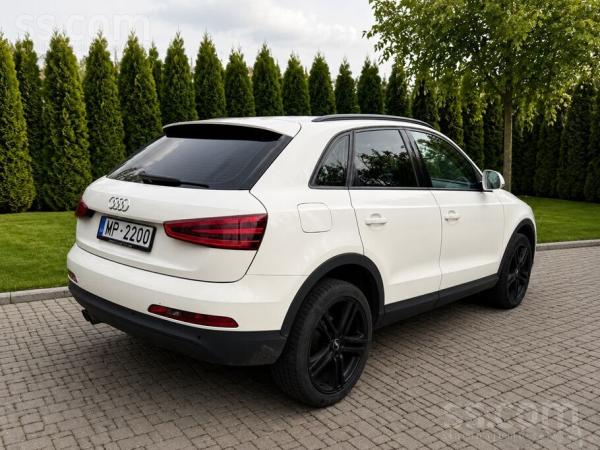 White Audi Q3 2013 in Riga, with an engine capacity of 2.00 L and mileage of 158 thousand km for 11800 €, photo 2 on AUTOMOTO.COM.LV