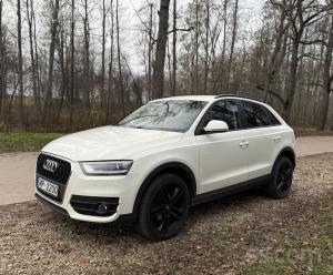 White Audi Q3 2013 in Riga, with an engine capacity of 2.00 L and mileage of 155 thousand km for 11900 €, photo  on AUTOMOTO.COM.LV