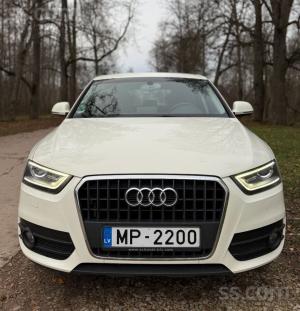White Audi Q3 2013 in Riga, with an engine capacity of 2.00 L and mileage of 155 thousand km for 11900 €, photo 3 on AUTOMOTO.COM.LV