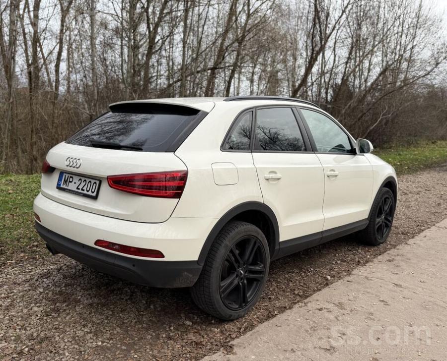 White Audi Q3 2013 in Riga, with an engine capacity of 2.00 L and mileage of 155 thousand km for 11900 €, photo 5 on AUTOMOTO.COM.LV