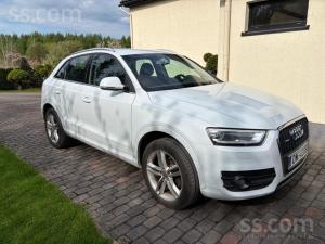 White Audi Q3 2013 in Jekabpils, with an engine capacity of 2.00 L and mileage of 97 thousand km for 11900 €, photo  on AUTOMOTO.COM.LV