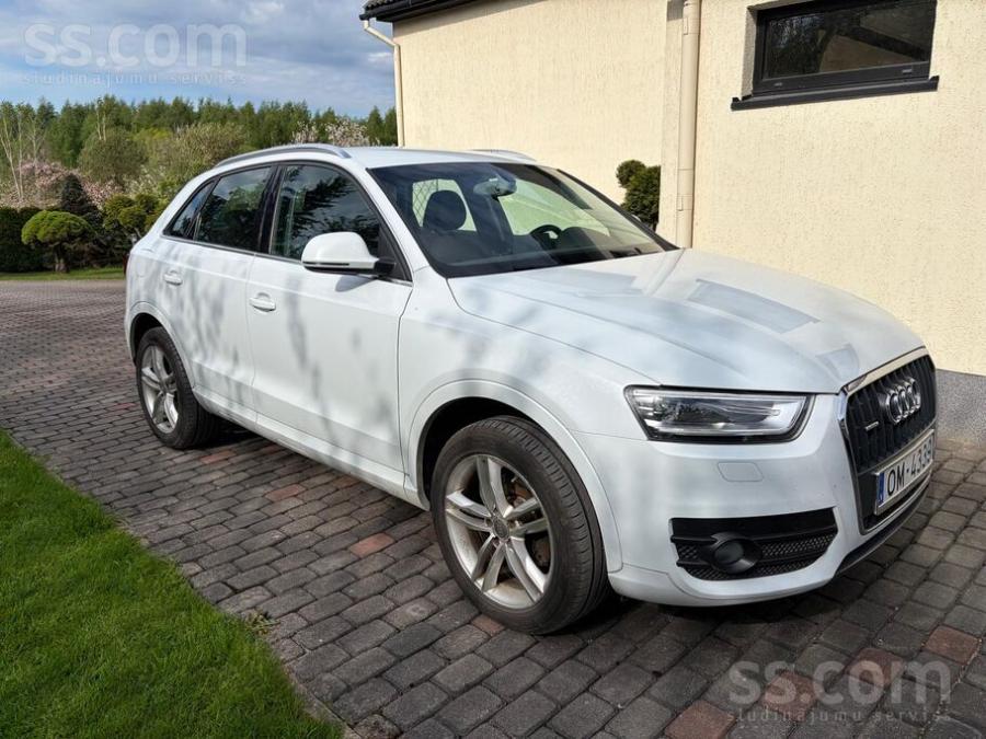 Balts Audi Q3 2013 Jēkabpils, ar dzinēja tilpumu 2.00 L un nobraukumu 97 tūkst. km par 11900 €, foto 1 vietnē AUTOMOTO.COM.LV