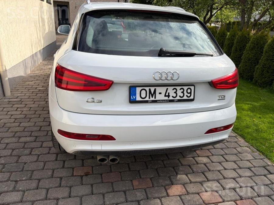 Balts Audi Q3 2013 Jēkabpils, ar dzinēja tilpumu 2.00 L un nobraukumu 97 tūkst. km par 11900 €, foto 6 vietnē AUTOMOTO.COM.LV