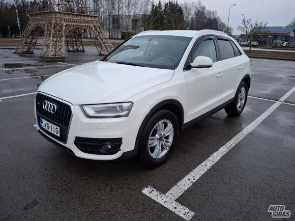 Balts Audi Q3 2013 Mažeikiai, ar dzinēja tilpumu 2.00 L un nobraukumu 316 tūkst. km par 12500 €, foto 1 vietnē AUTOMOTO.COM.LV