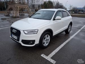 White Audi Q3 2013 in Mazeikiai, with an engine capacity of 2.00 L and mileage of 316 thousand km for 12500 €, photo  on AUTOMOTO.COM.LV