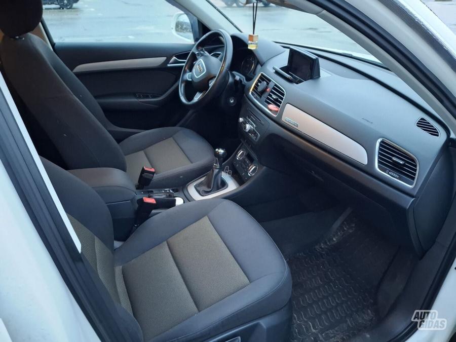 Balts Audi Q3 2013 Mažeikiai, ar dzinēja tilpumu 2.00 L un nobraukumu 316 tūkst. km par 12500 €, foto 7 vietnē AUTOMOTO.COM.LV